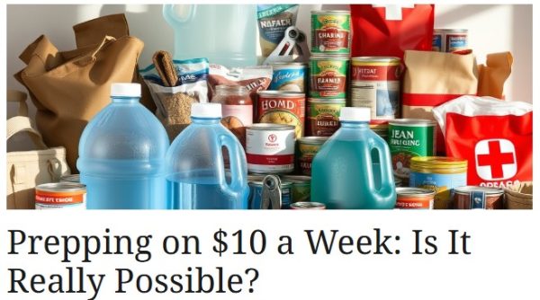 Prepping on $10 a Week *Prepper Watchman Report!* – Prepping Communities